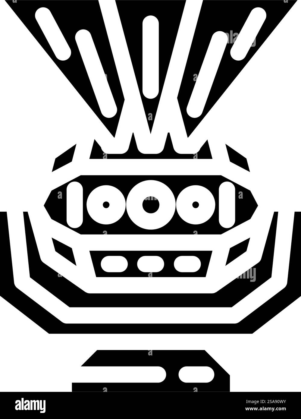 disco lights disco party glyph icon vector. disco lights disco party ...