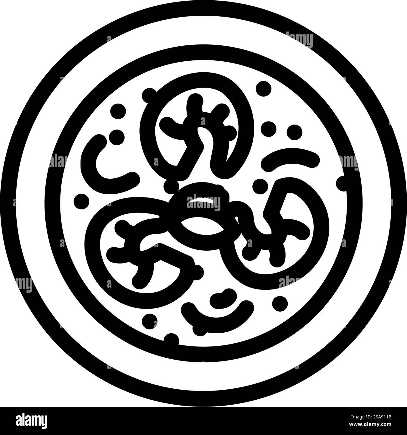 prawn curry sea cuisine line icon vector. prawn curry sea cuisine sign ...