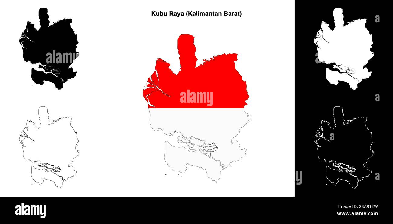 Kubu raya map hi-res stock photography and images - Alamy