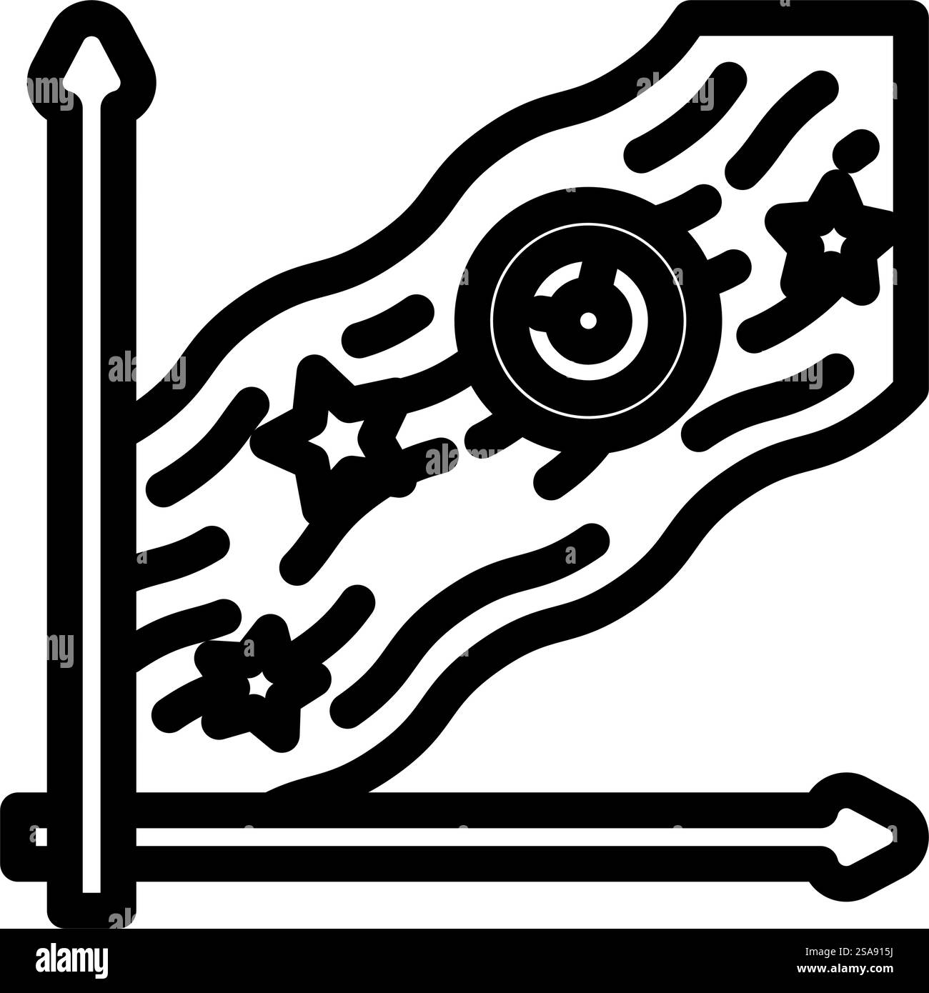flow state time management line icon vector. flow state time management ...