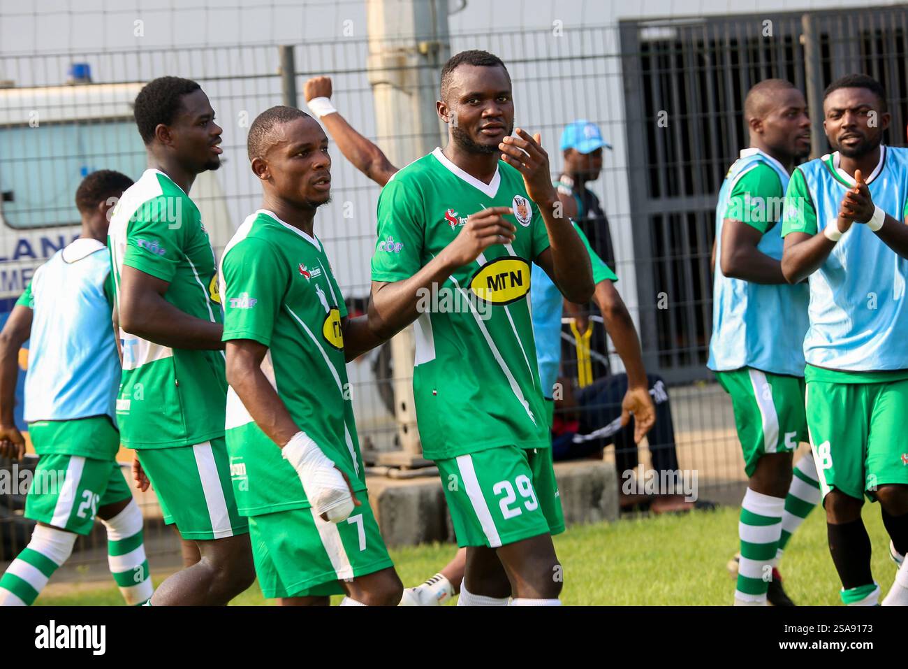 DOUALA, CAMEROON - JANUARY 26: Stade Renard during the Mtn Elite 1 ...