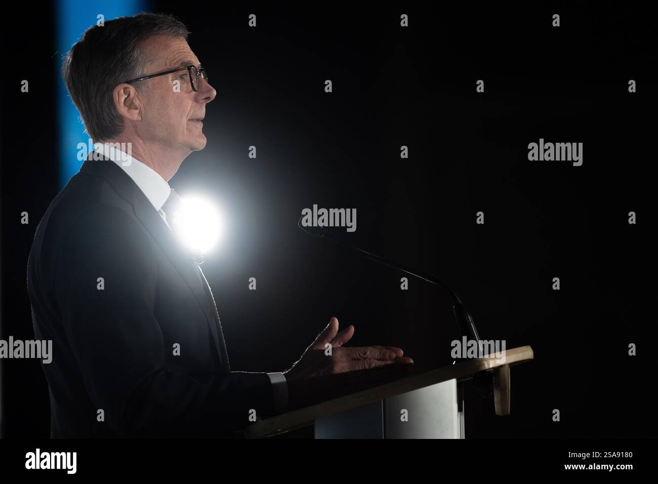 Vancouver, Canada. 16th Dec, 2024. Bank of Canada governor Tiff Macklem ...