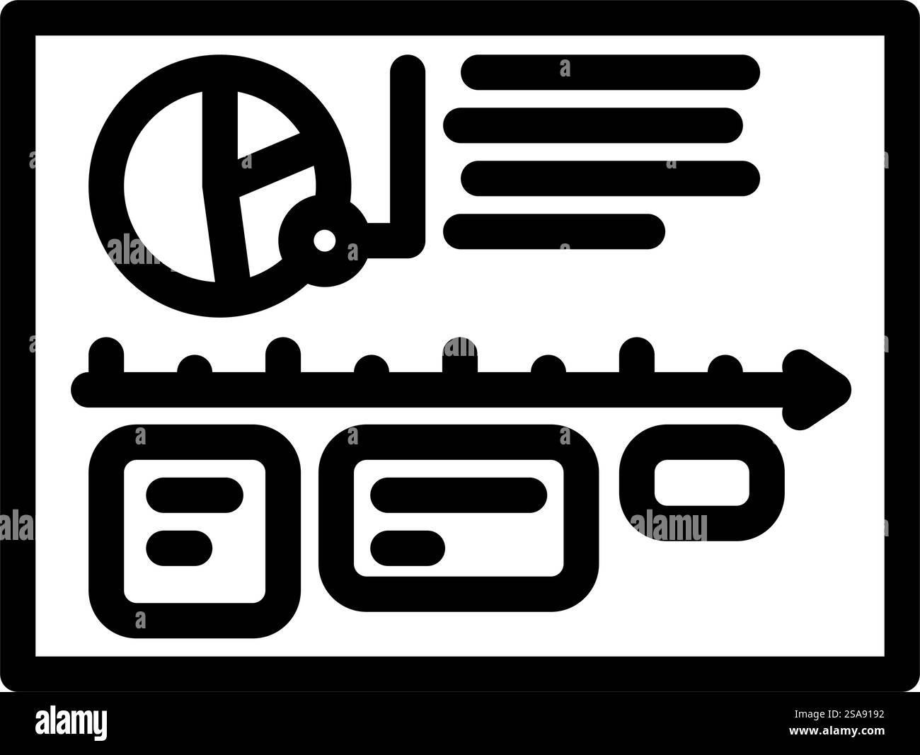 audit time management line icon vector. audit time management sign ...