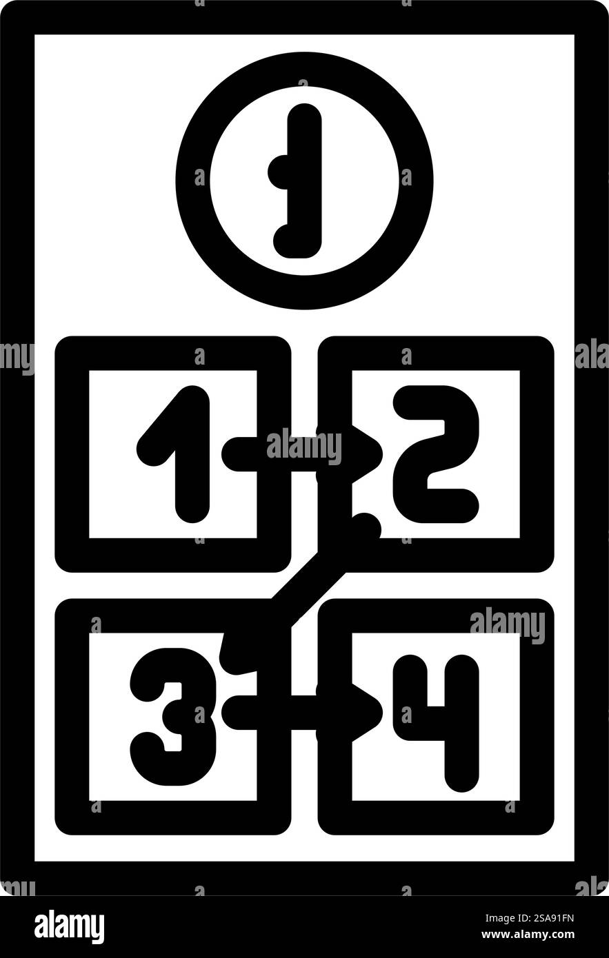 instruction manuals technical writer line icon vector. instruction ...