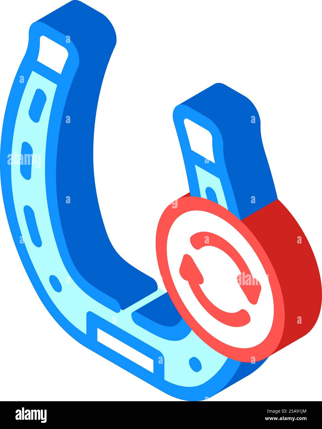 farrier blacksmith metal isometric icon vector. farrier blacksmith ...