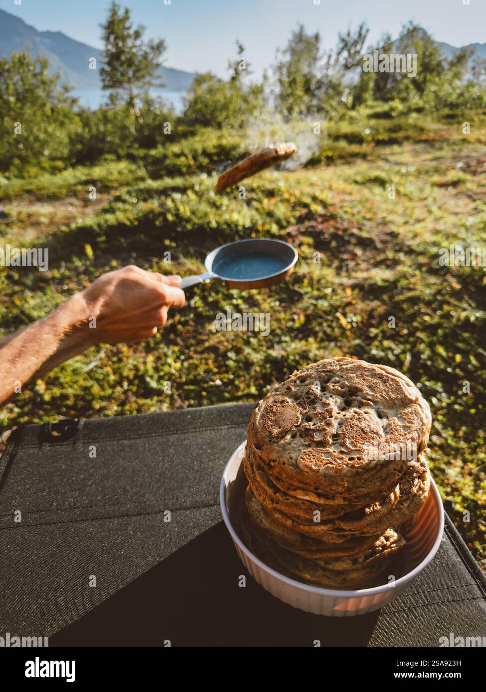 Scandinavian outdoor lunch hi-res stock photography and images - Alamy