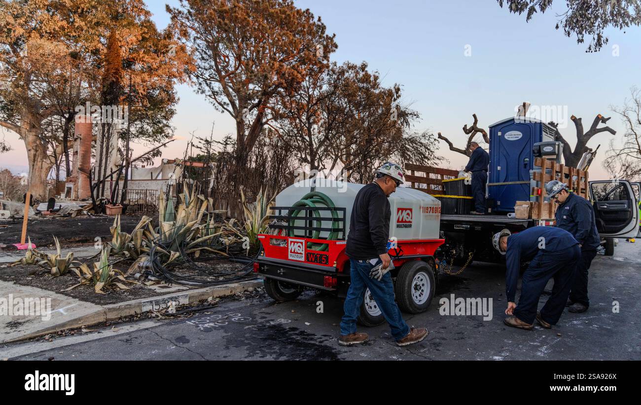 Pacific Palisades, California, USA. 26th Jan, 2025. EPA ...