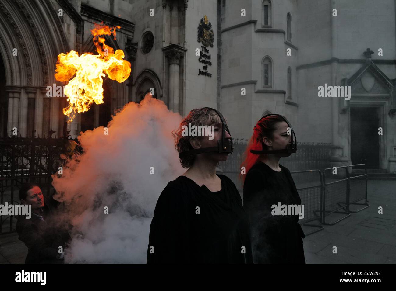 Three women silenced by Scold's Bridles, medieval torture devices once ...