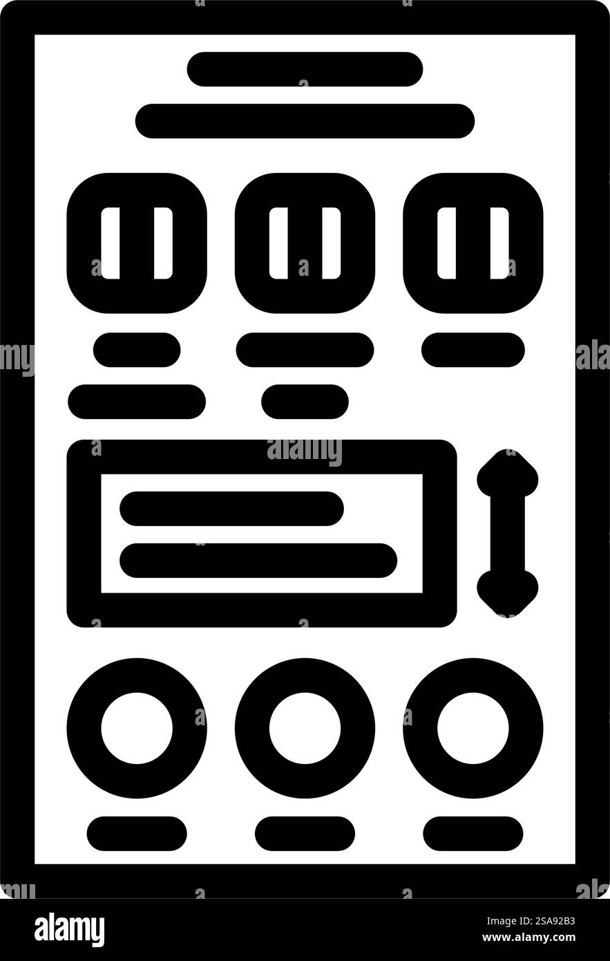 style guides technical writer line icon vector. style guides technical ...