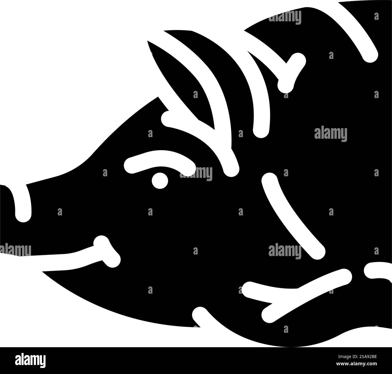 Isolated cute cat pig Black and White Stock Photos & Images - Alamy