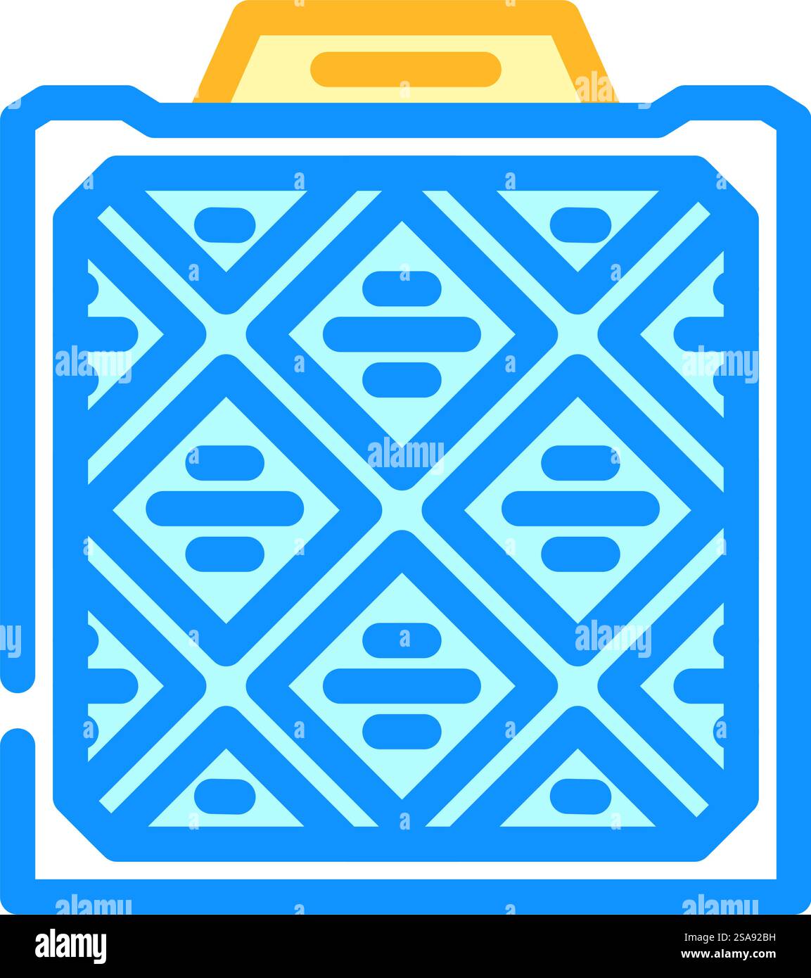 air filter ventilation color icon vector. air filter ventilation sign ...