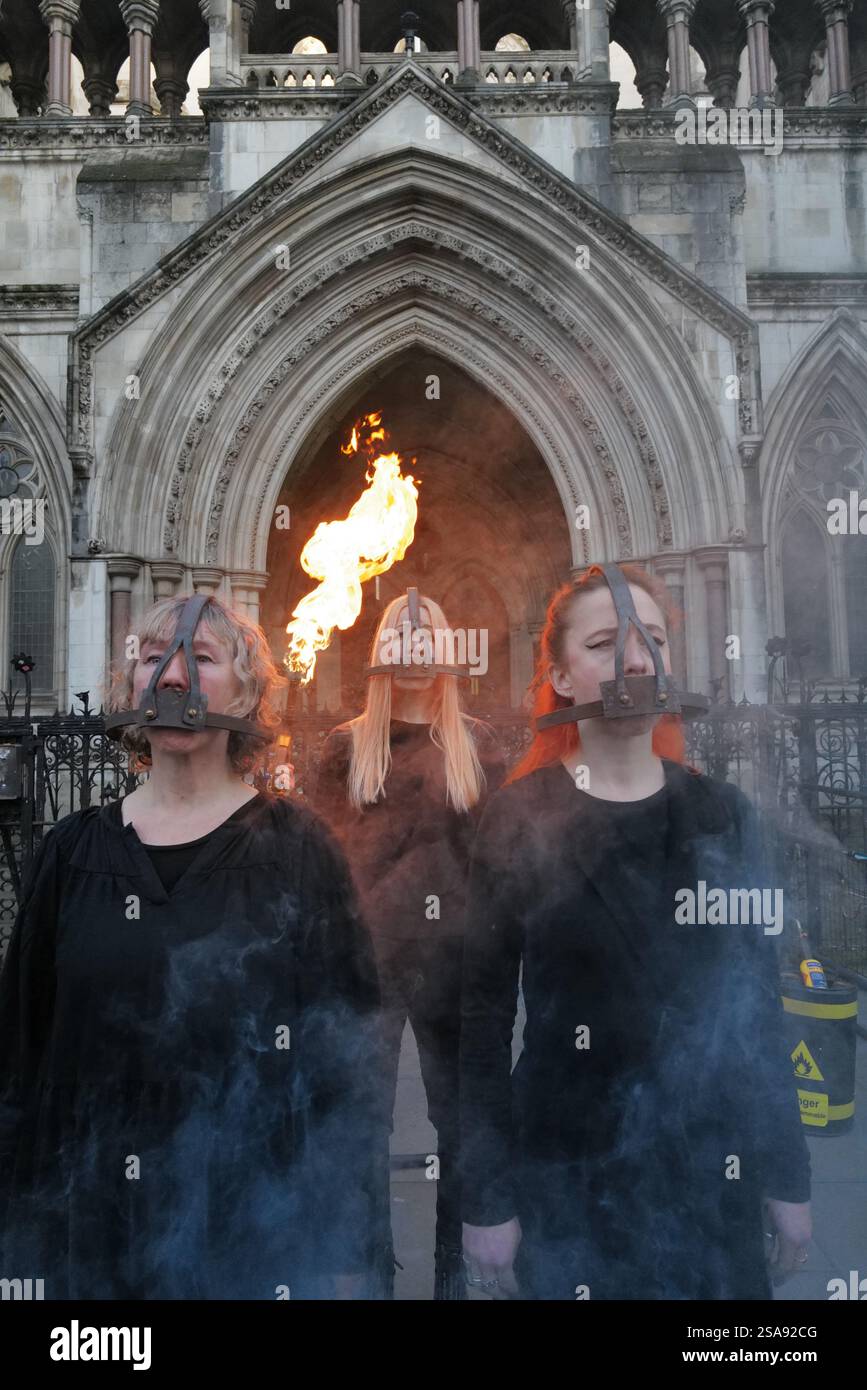 Three women silenced by Scold's Bridles, medieval torture devices once ...