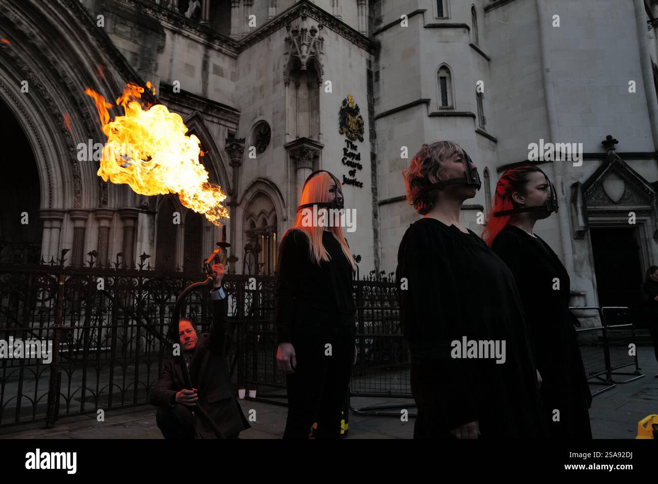 Three women silenced by Scold's Bridles, medieval torture devices once ...