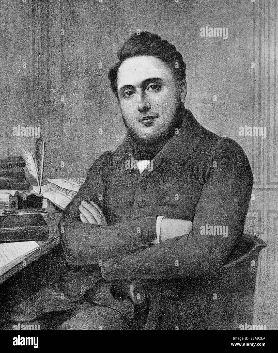 Alexandre Auguste Ledru-Rollin (1807-1874). French politician and ...