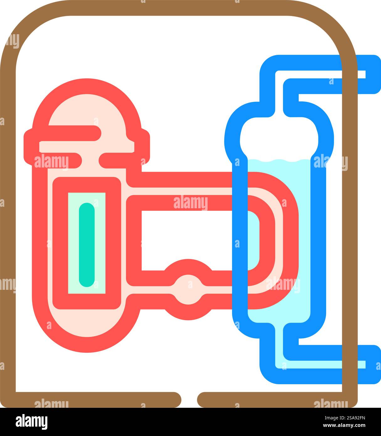 reactor nuclear energy color icon vector. reactor nuclear energy sign ...