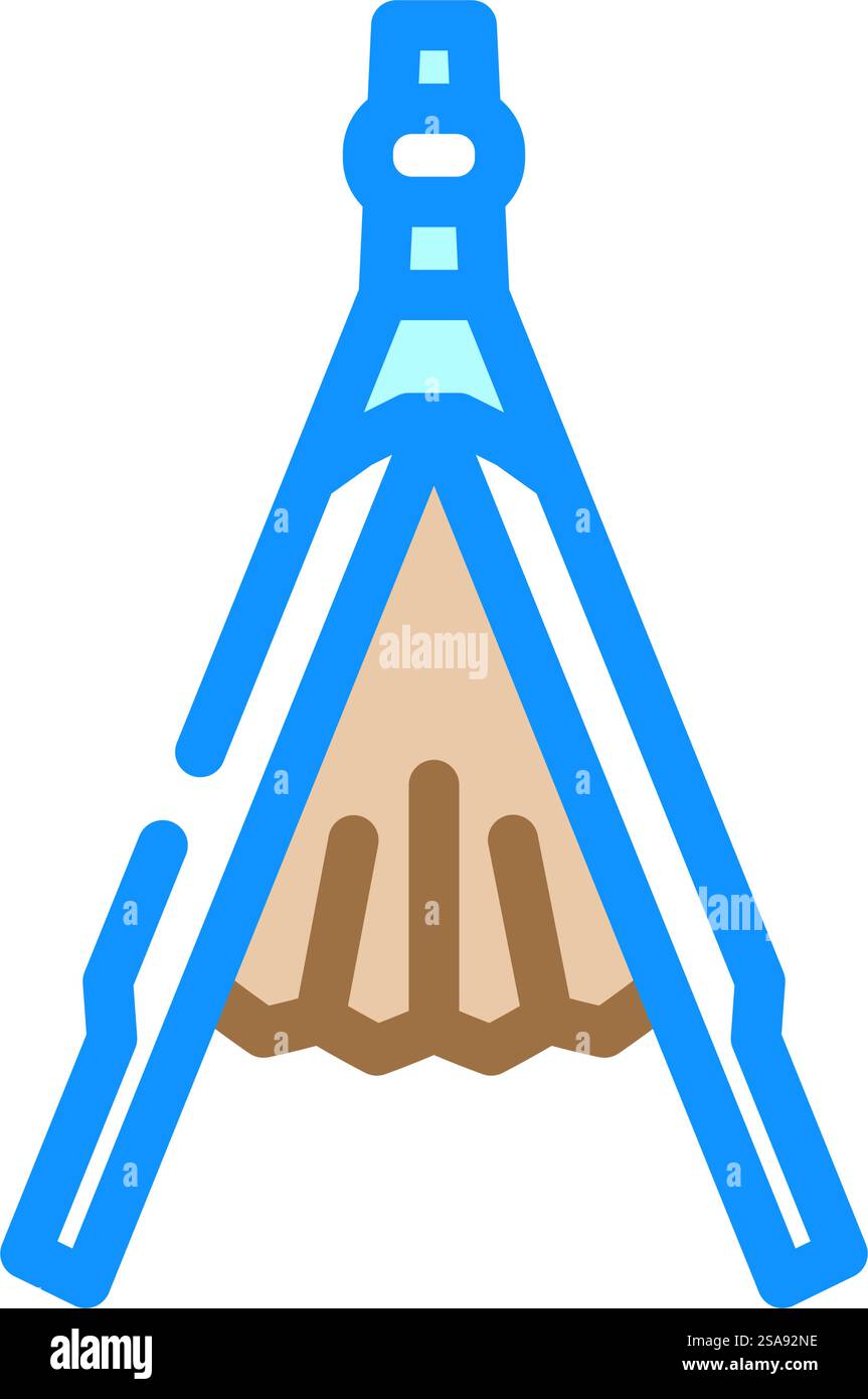 bellows blacksmith metal color icon vector. bellows blacksmith metal ...