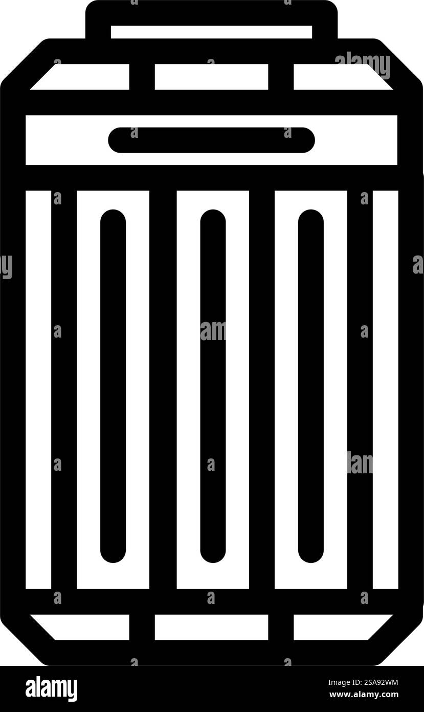 fuel rods nuclear energy line icon vector. fuel rods nuclear energy ...