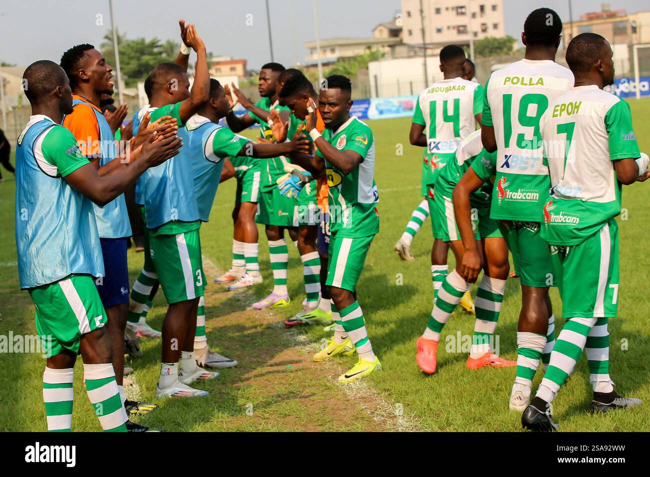 DOUALA, CAMEROON - JANUARY 26: Stade Renard during the Mtn Elite 1 ...