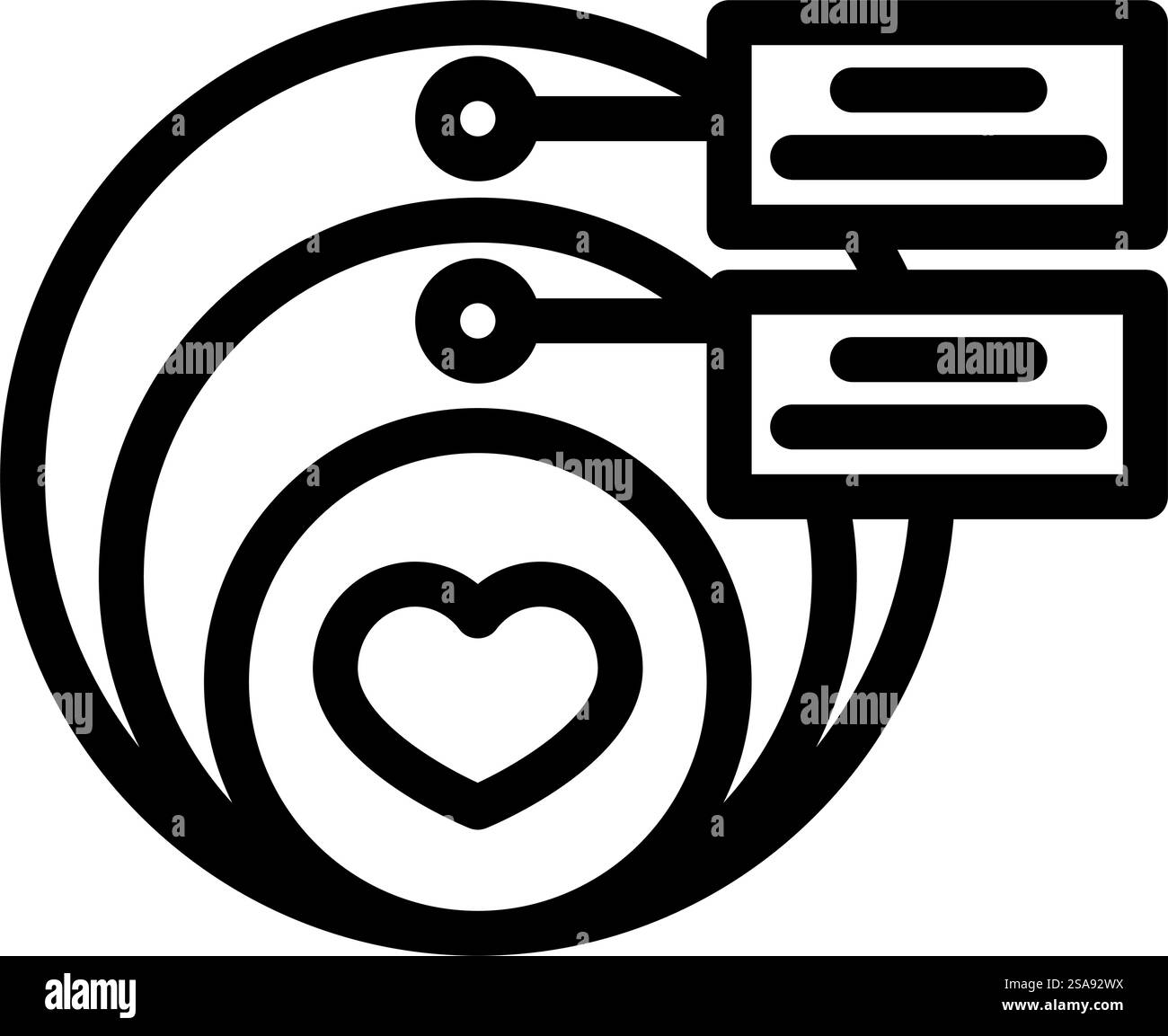 emotional design ux ui line icon vector. emotional design ux ui sign ...
