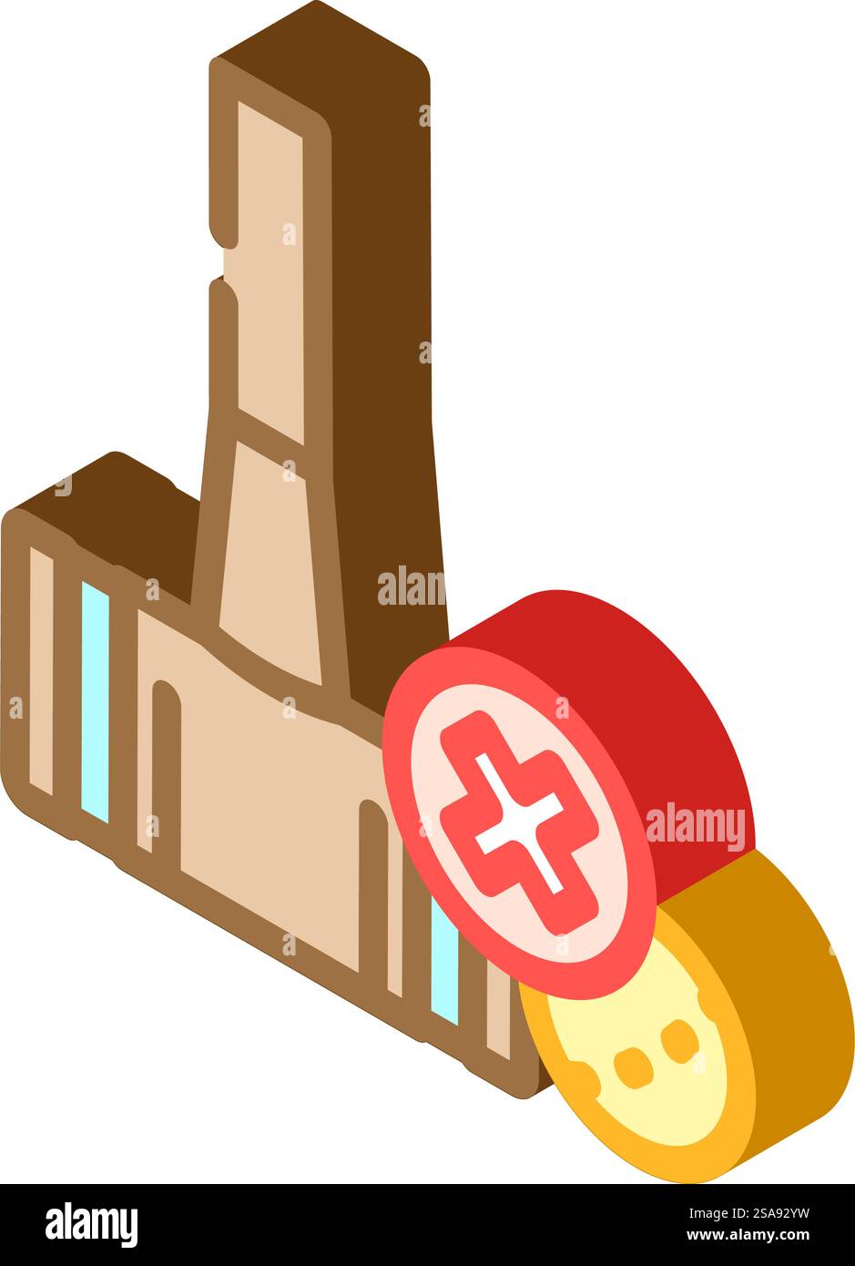 fault croquet game isometric icon vector. fault croquet game sign ...