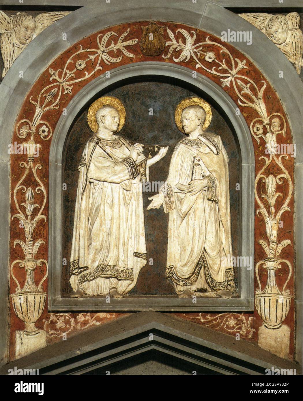 Donatello, Saints Cosmas and Damian, 1434-43 Stock Photo - Alamy