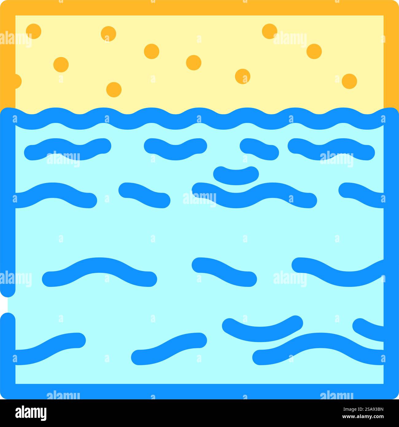 ocean waves tidal power color icon vector. ocean waves tidal power sign ...