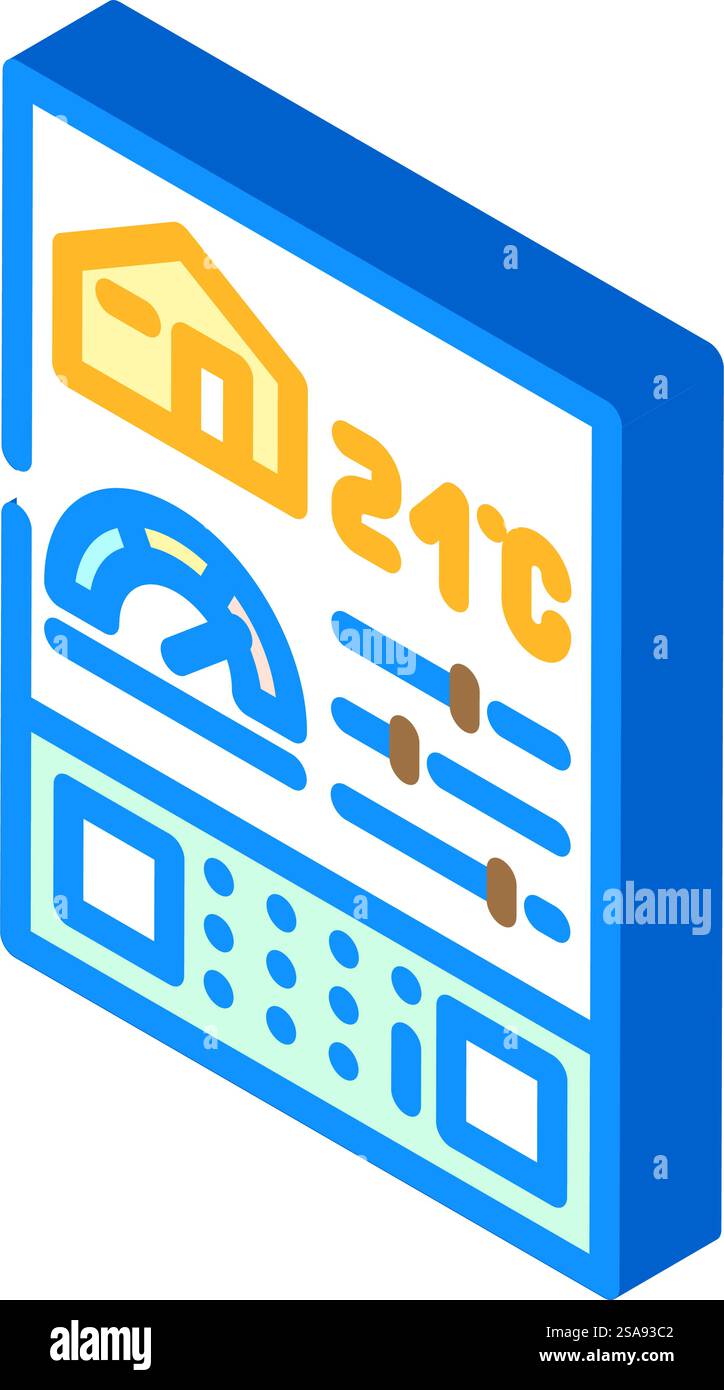 ventilation control isometric icon vector. ventilation control sign ...