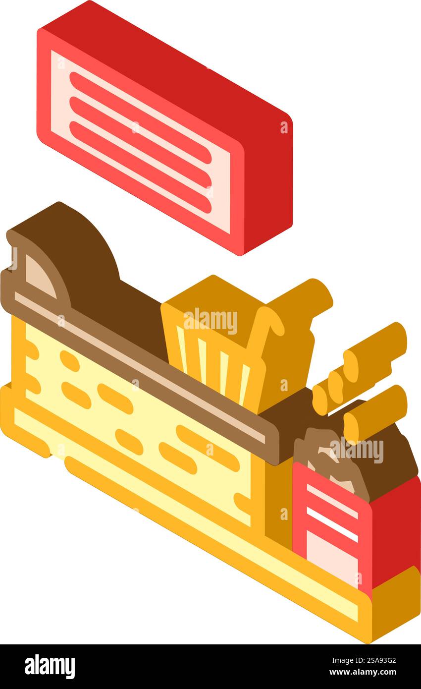 steam room isometric icon vector. steam room sign. isolated symbol ...