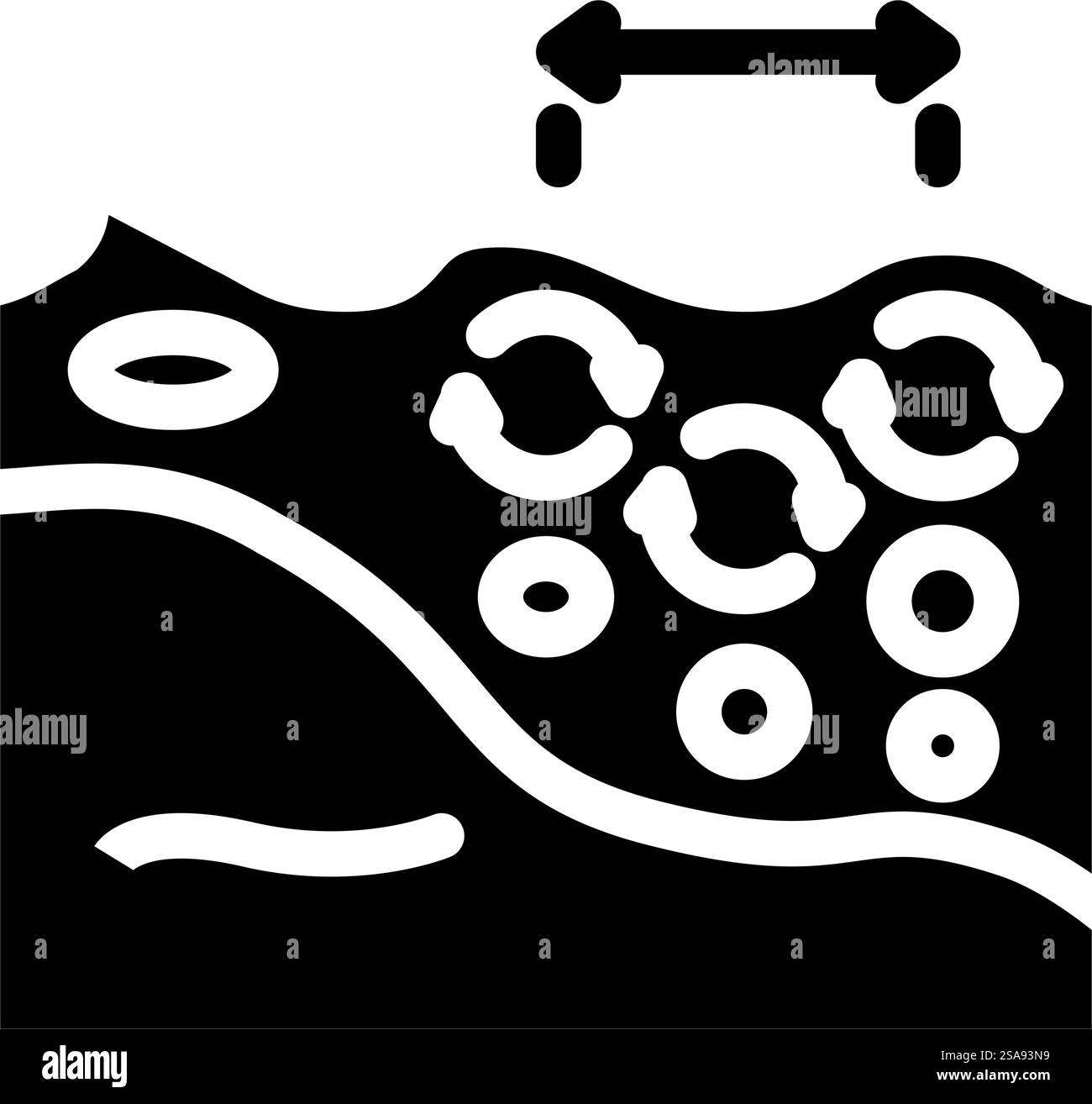 current generator tidal power glyph icon vector. current generator ...