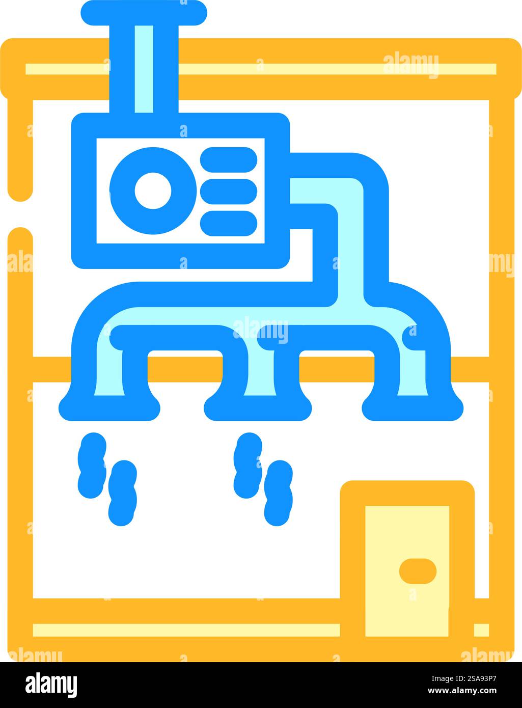 air exchange ventilation color icon vector. air exchange ventilation ...