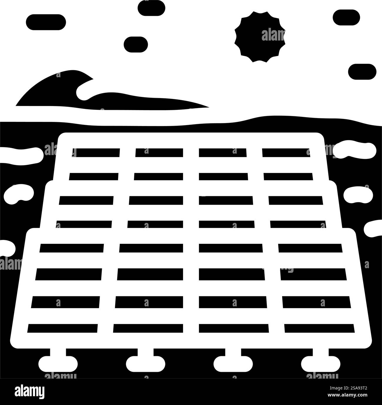 Solar farm renewable Black and White Stock Photos & Images - Alamy