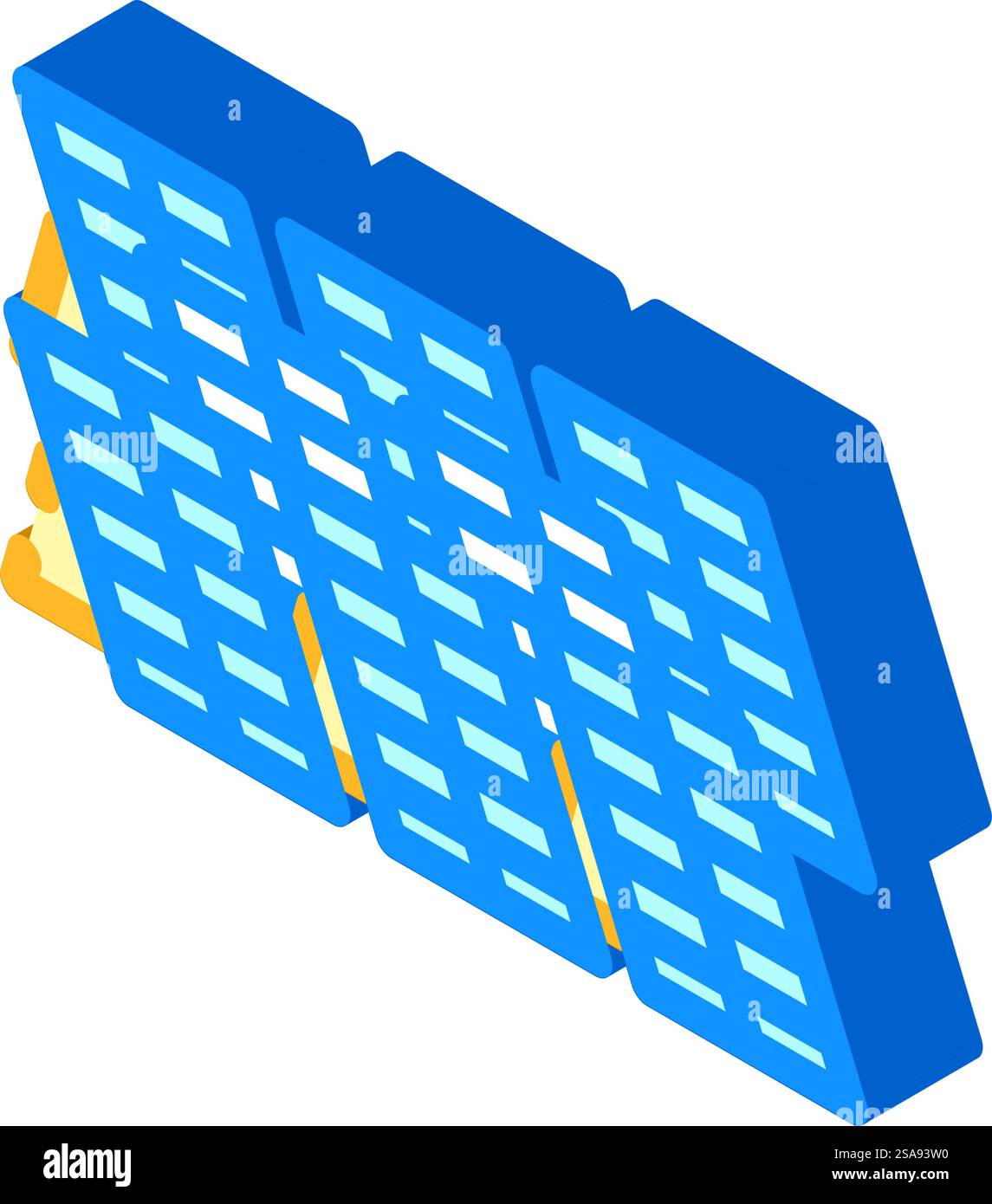 power plant solar panel isometric icon vector. power plant solar panel ...