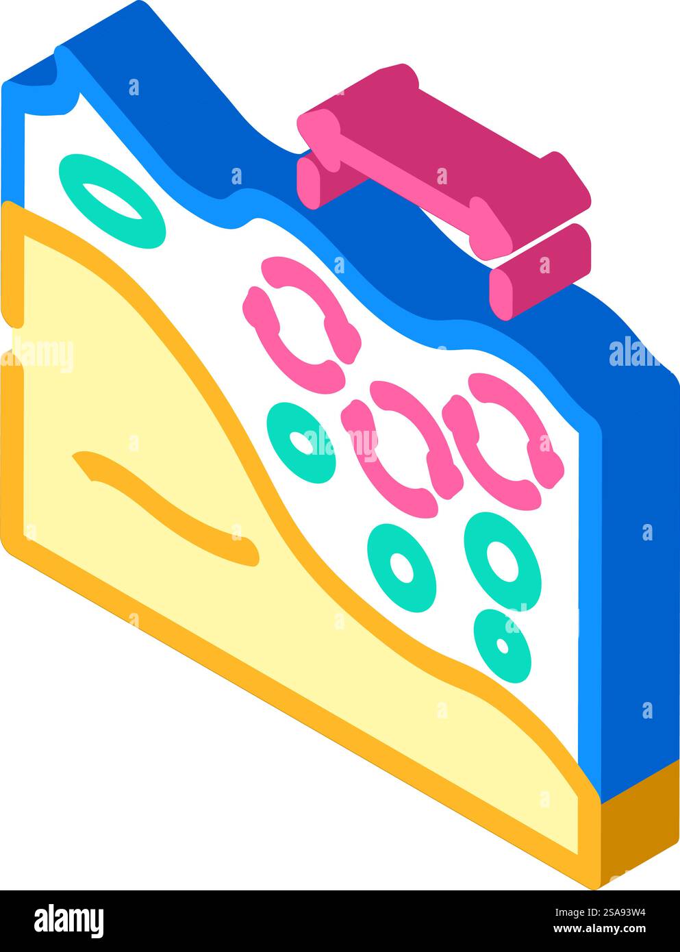 current generator tidal power isometric icon vector. current generator ...