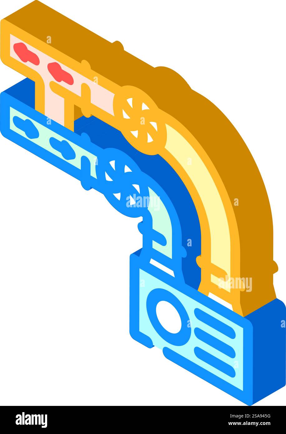 ventilation system isometric icon vector. ventilation system sign ...