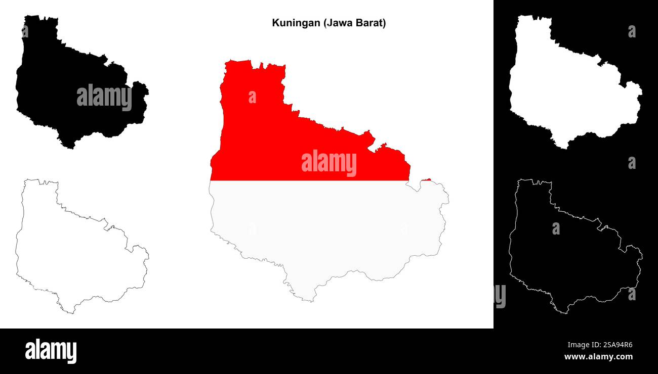 Blank kuningan map hi-res stock photography and images - Alamy