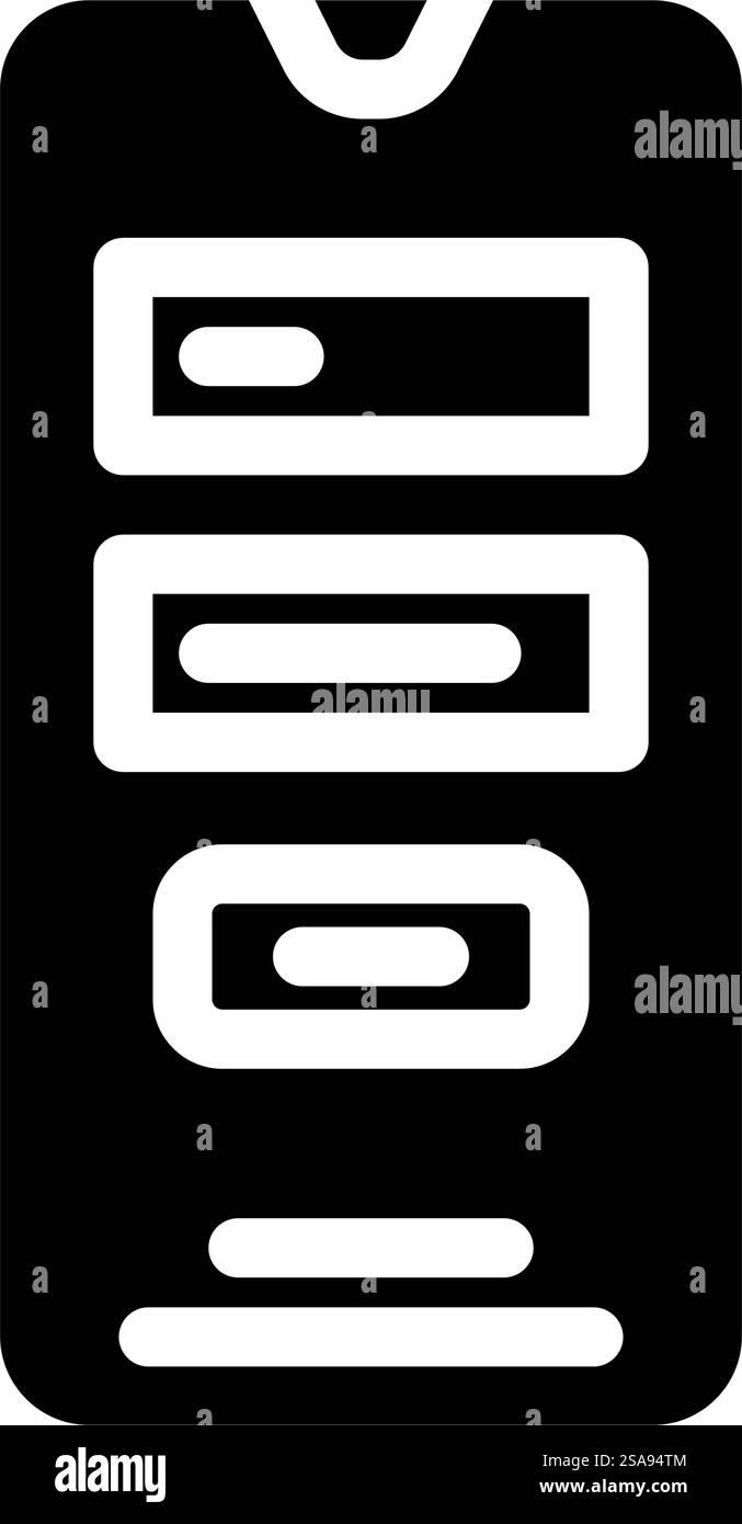 affordance ux ui design glyph icon vector. affordance ux ui design sign. isolated symbol ...