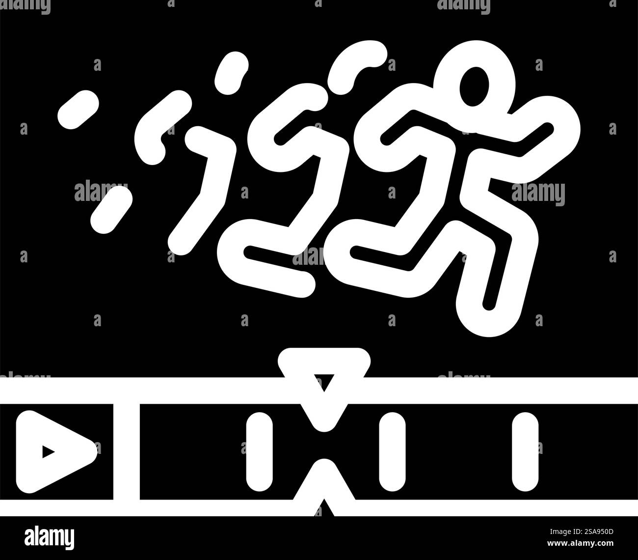 motion design ux ui design glyph icon vector. motion design ux ui design sign. isolated symbol ...