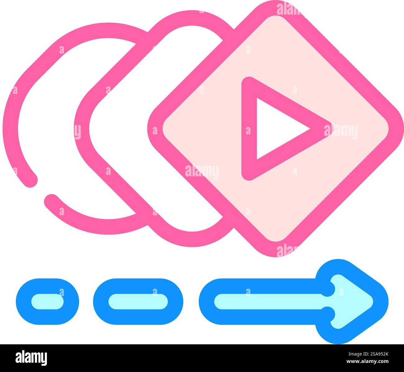 ui animation ux ui design color icon vector. ui animation ux ui design sign. isolated symbol ...