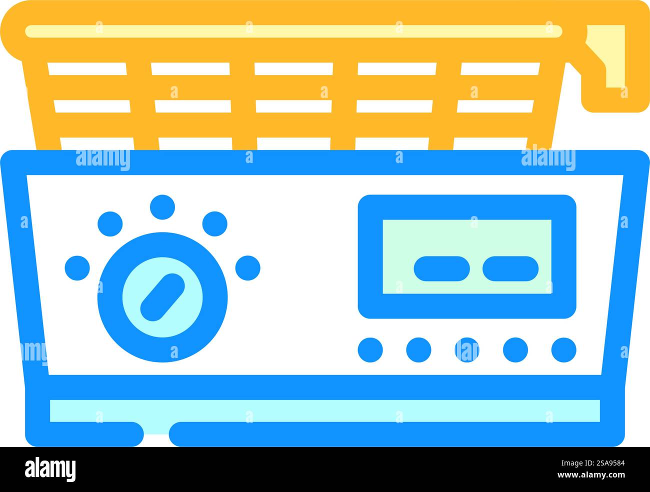 fryer restaurant equipment color icon vector. fryer restaurant ...
