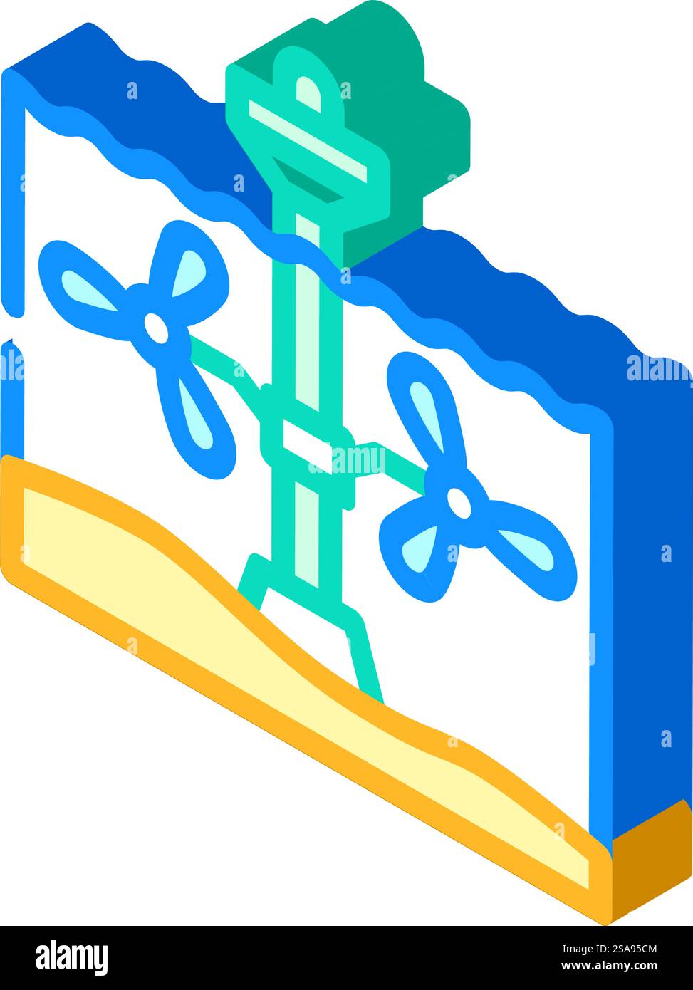 range systems barrages tidal isometric icon vector. range systems ...