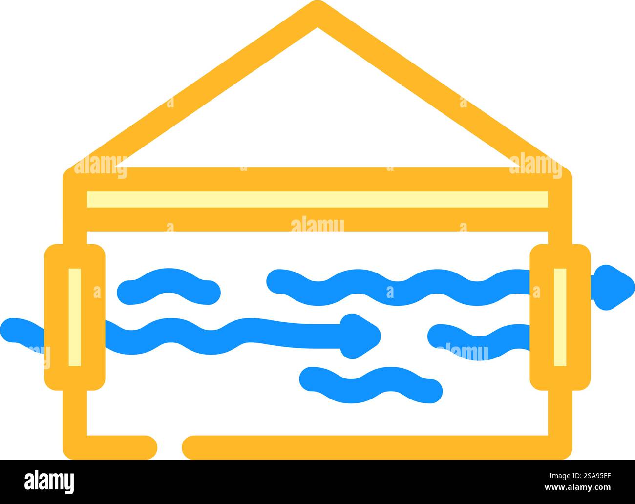 natural ventilation color icon vector. natural ventilation sign ...