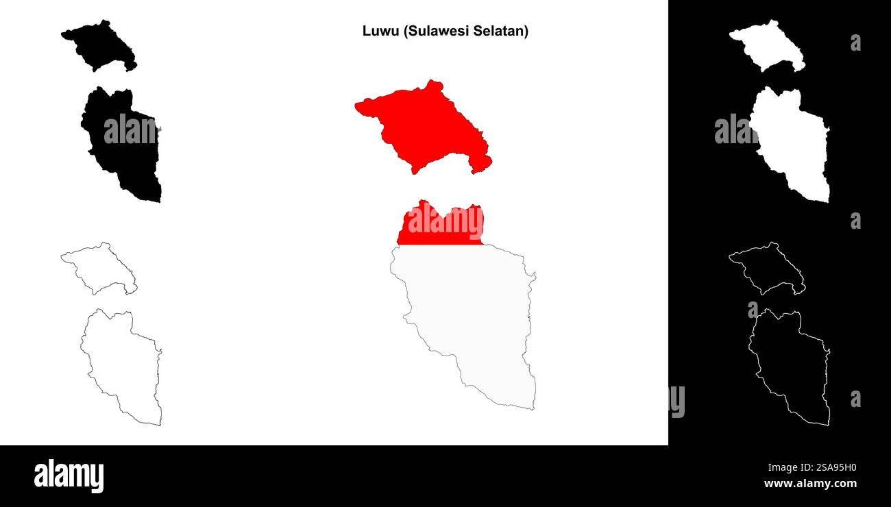 Map of luwu hi-res stock photography and images - Alamy