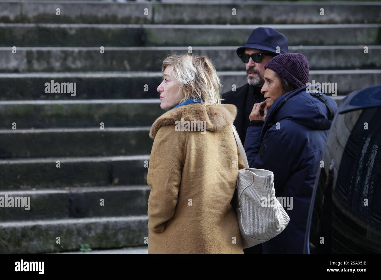 Paris, France. 29th Jan, 2025. Valeria Bruni-Tedeschi, Karine Silla and ...