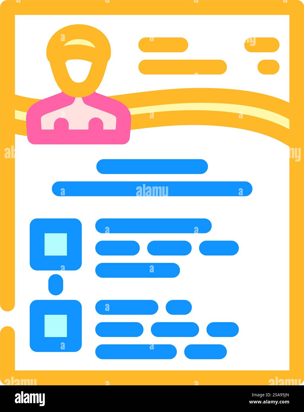 keynote speaker color icon vector. keynote speaker sign. isolated ...