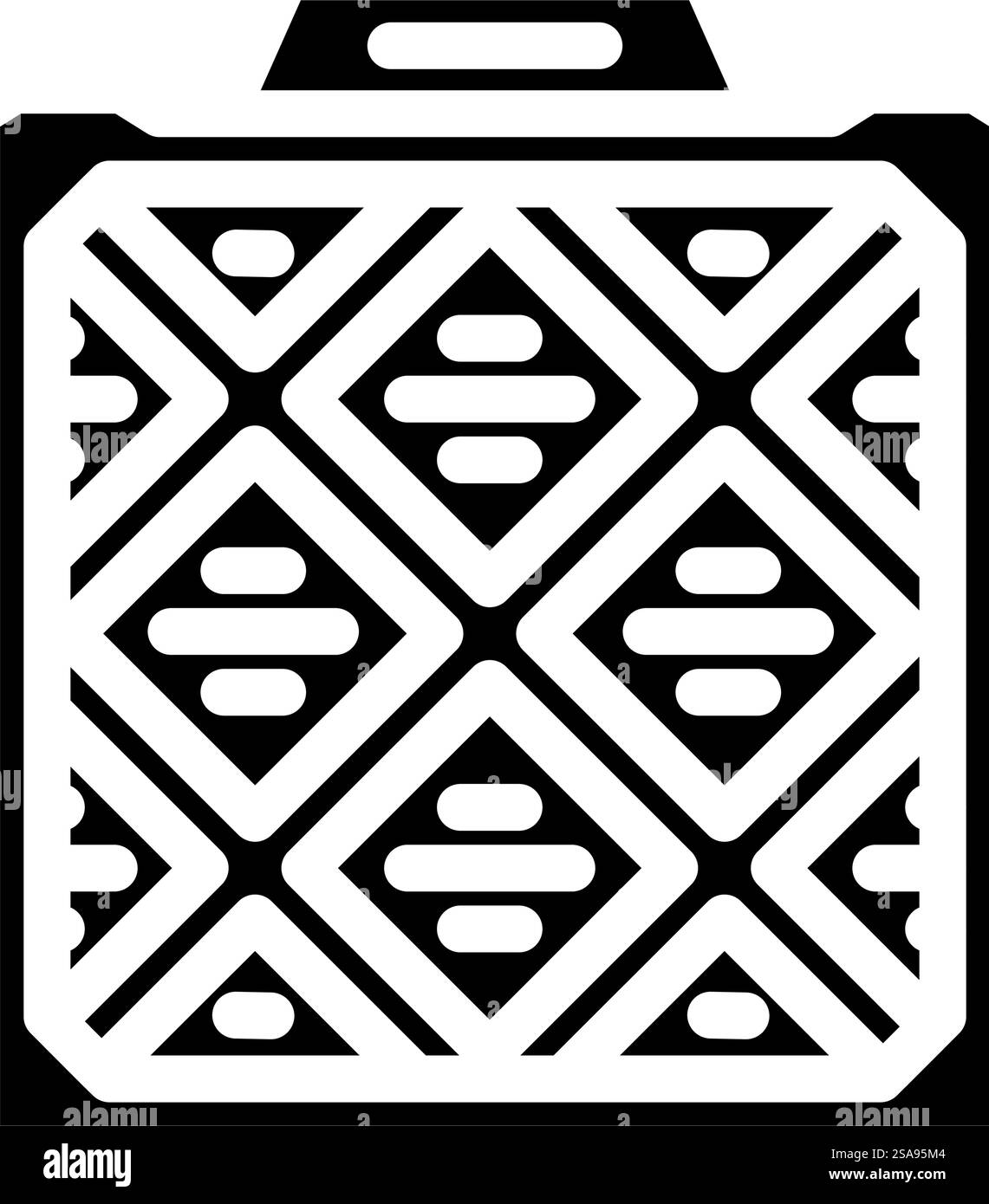 air filter ventilation glyph icon vector. air filter ventilation sign ...