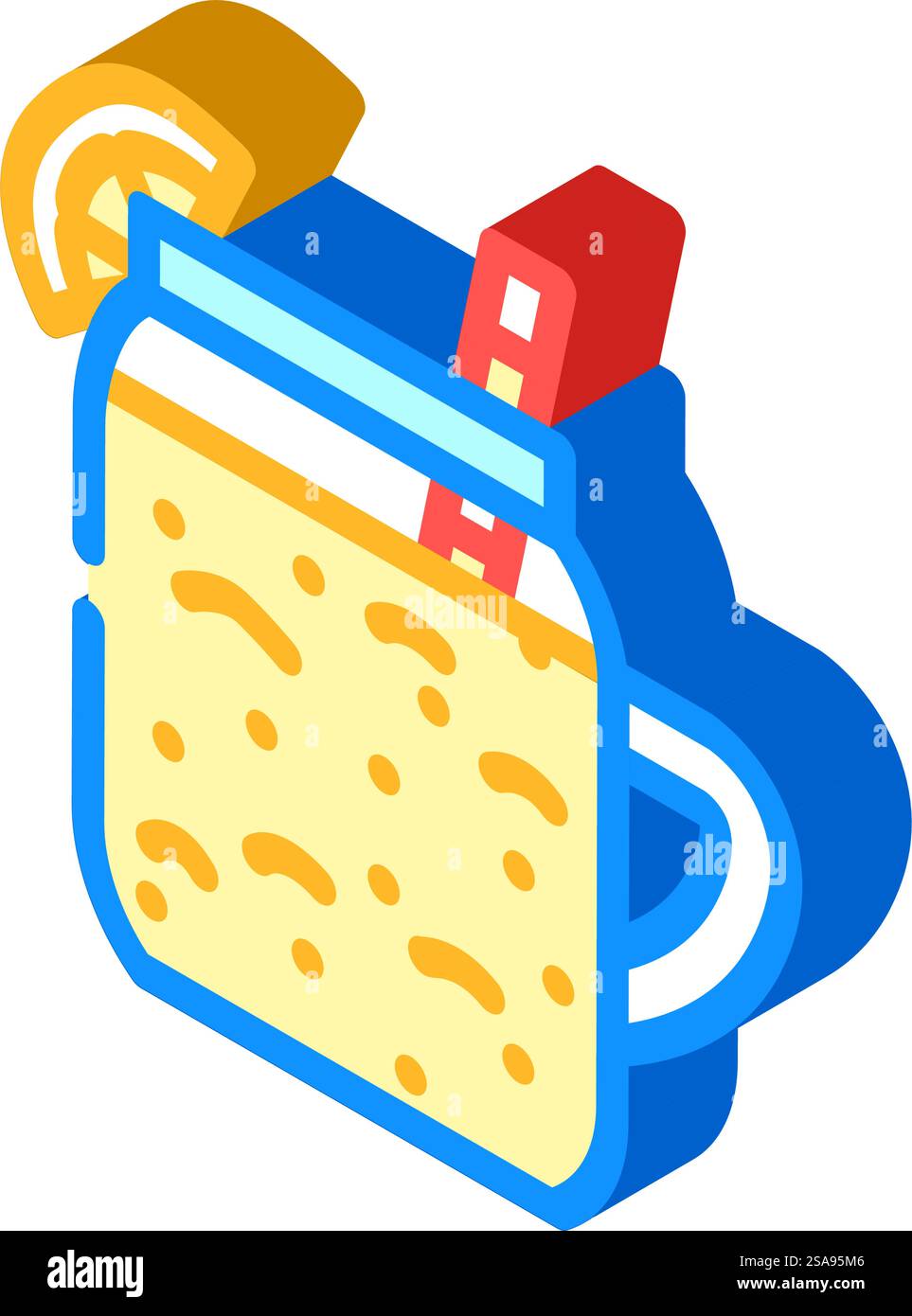 lassi drink indian cuisine isometric icon vector. lassi drink indian ...