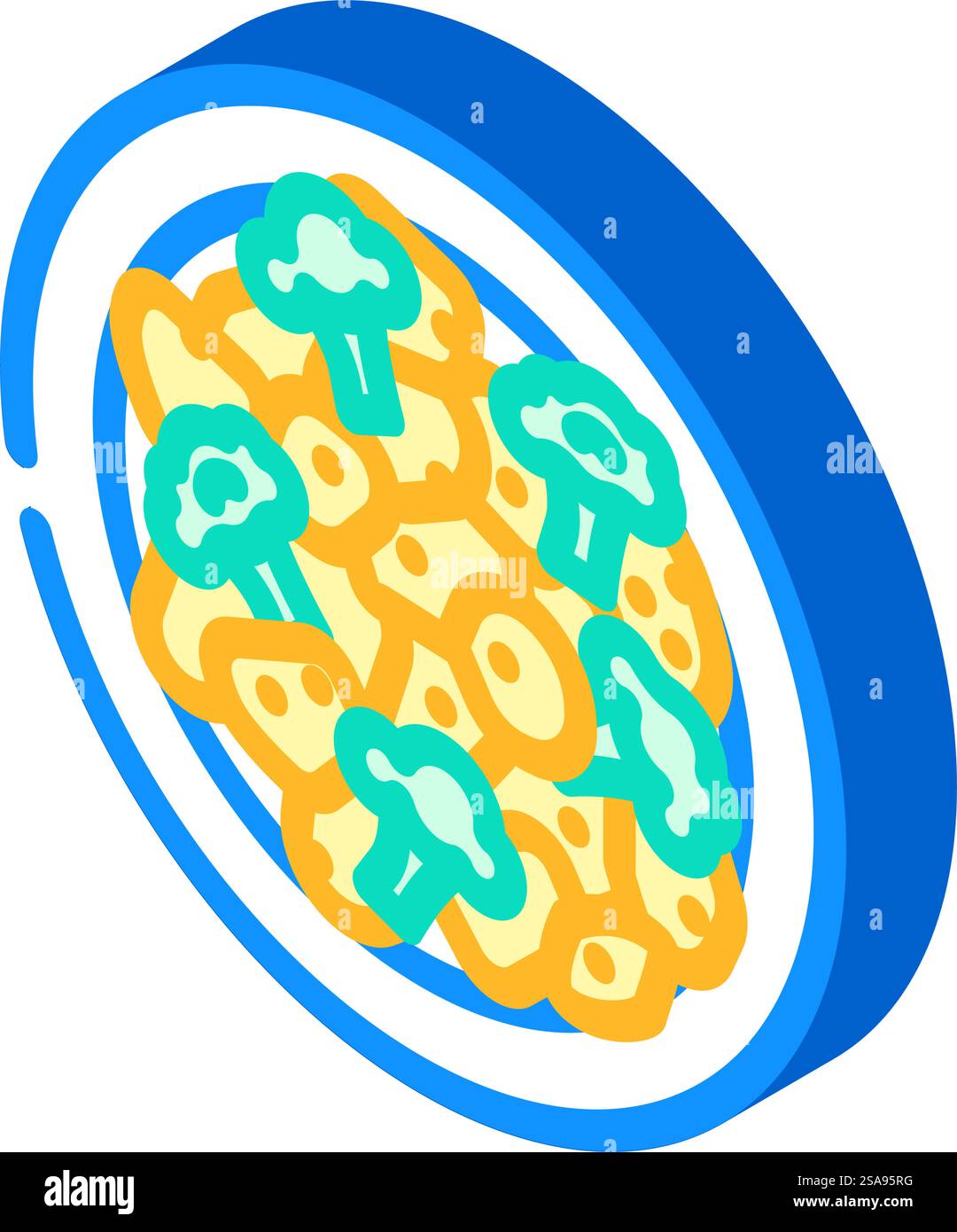 aloo gobi indian cuisine isometric icon vector. aloo gobi indian ...