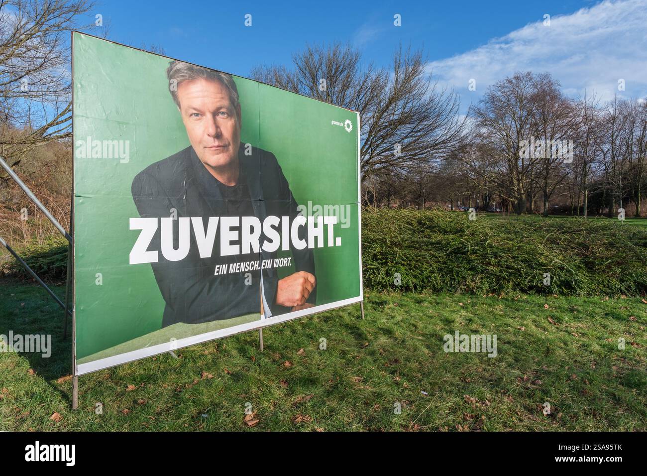 Election posters in Cologne for the election to the 21st German ...