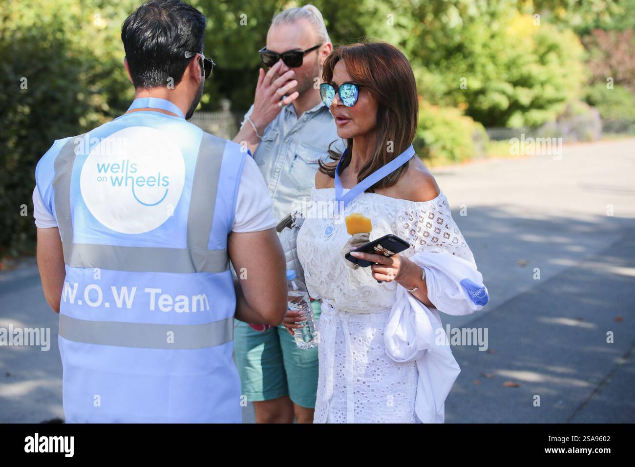 Lizzie Cundy at The Wells on Wheel Water Walk Regents Park 15th ...