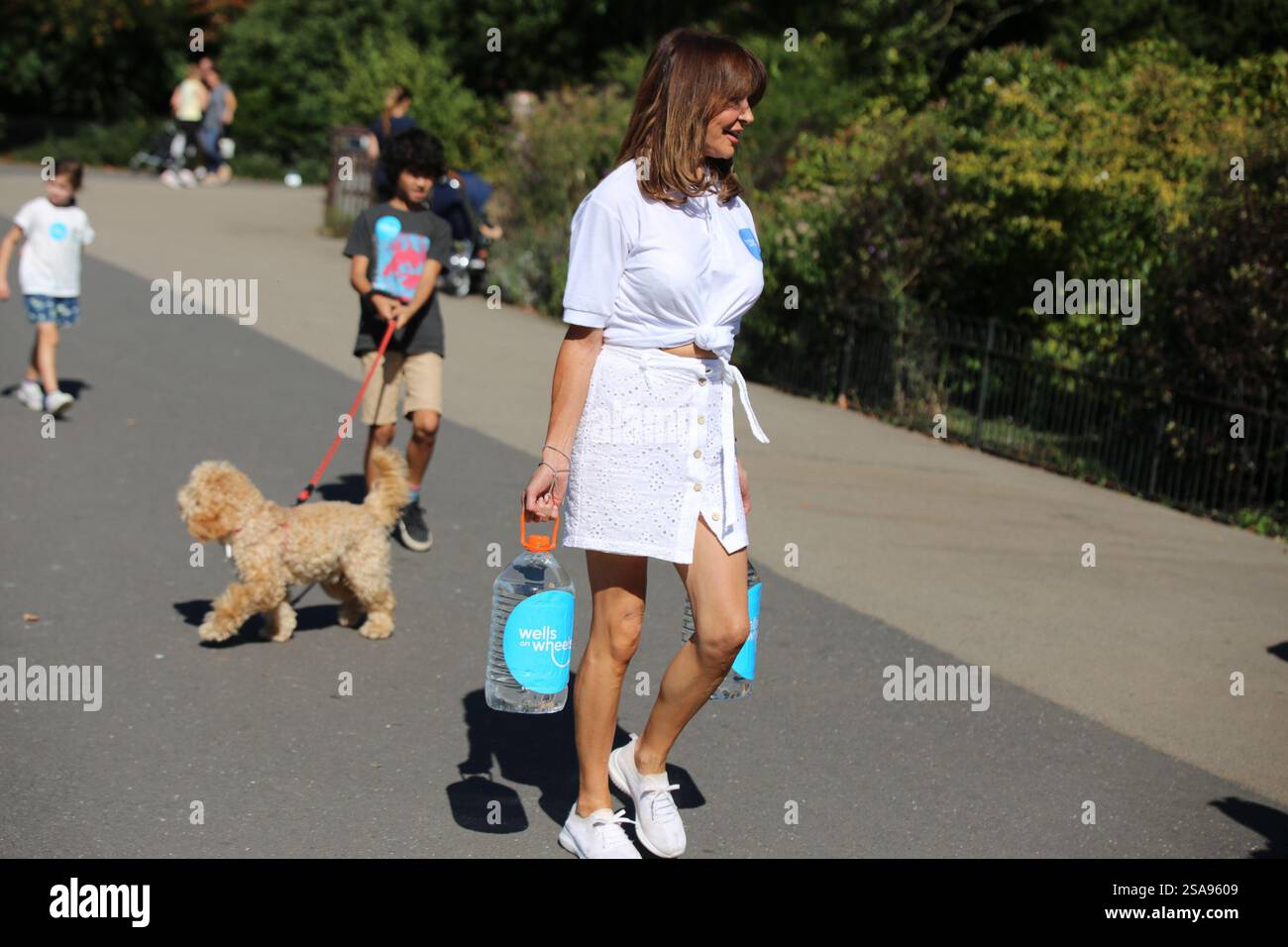 Lizzie Cundy at The Wells on Wheel Water Walk Regents Park 15th ...
